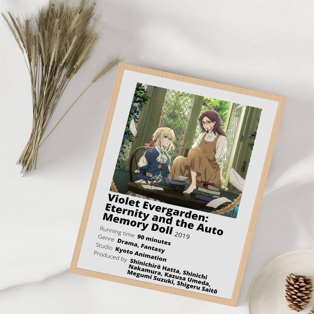 Violet Evergarden Eternity and the Auto Memory Doll (2019) Movie Poster ...
