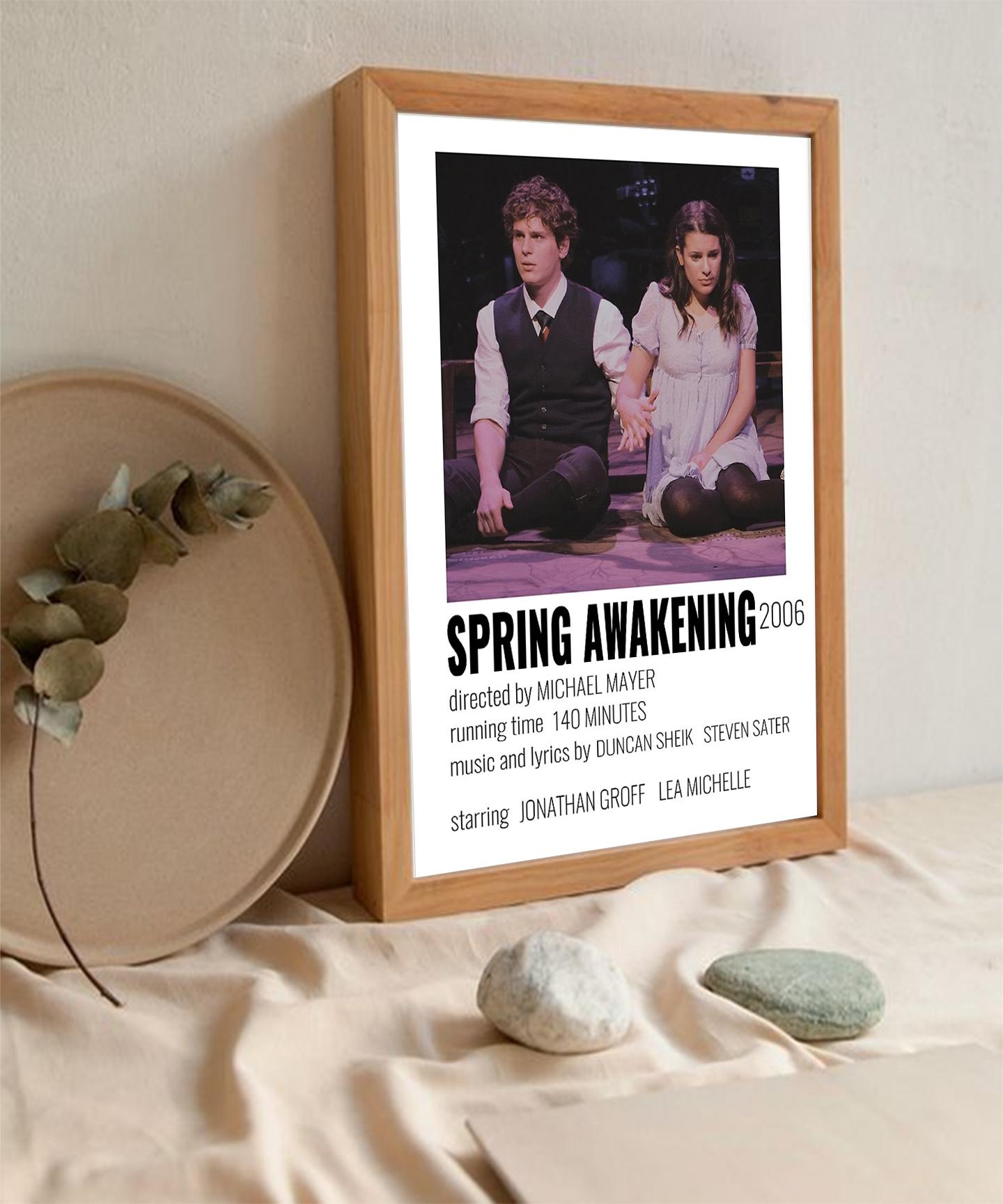 Spring Awakening Music Poster – Minimalist Movie Poster, Home ...