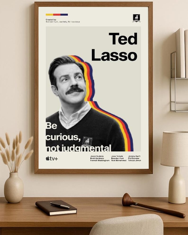 Ted Lasso and How - Met Your Mother Retro - Modern Posters - Decorate ...