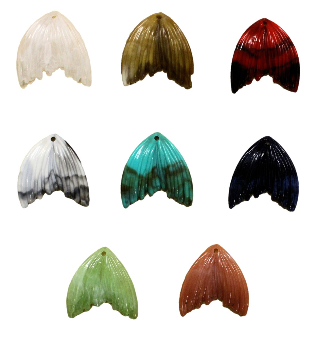 Pendant Charm Mermaid Tail, Acrylic X1 Pc/ Ideal for the Manufacture of ...
