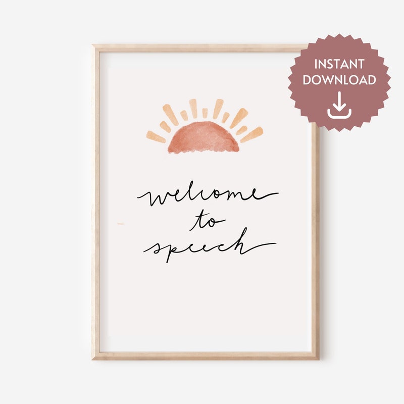 Speech Room Sign - Etsy