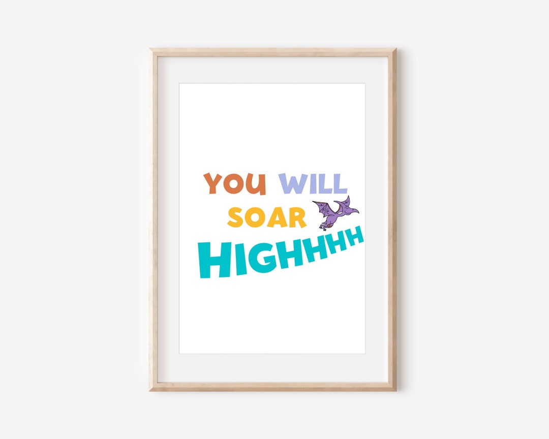 Speech Therapy Poster Digital Download, You Will Soar High Print ...
