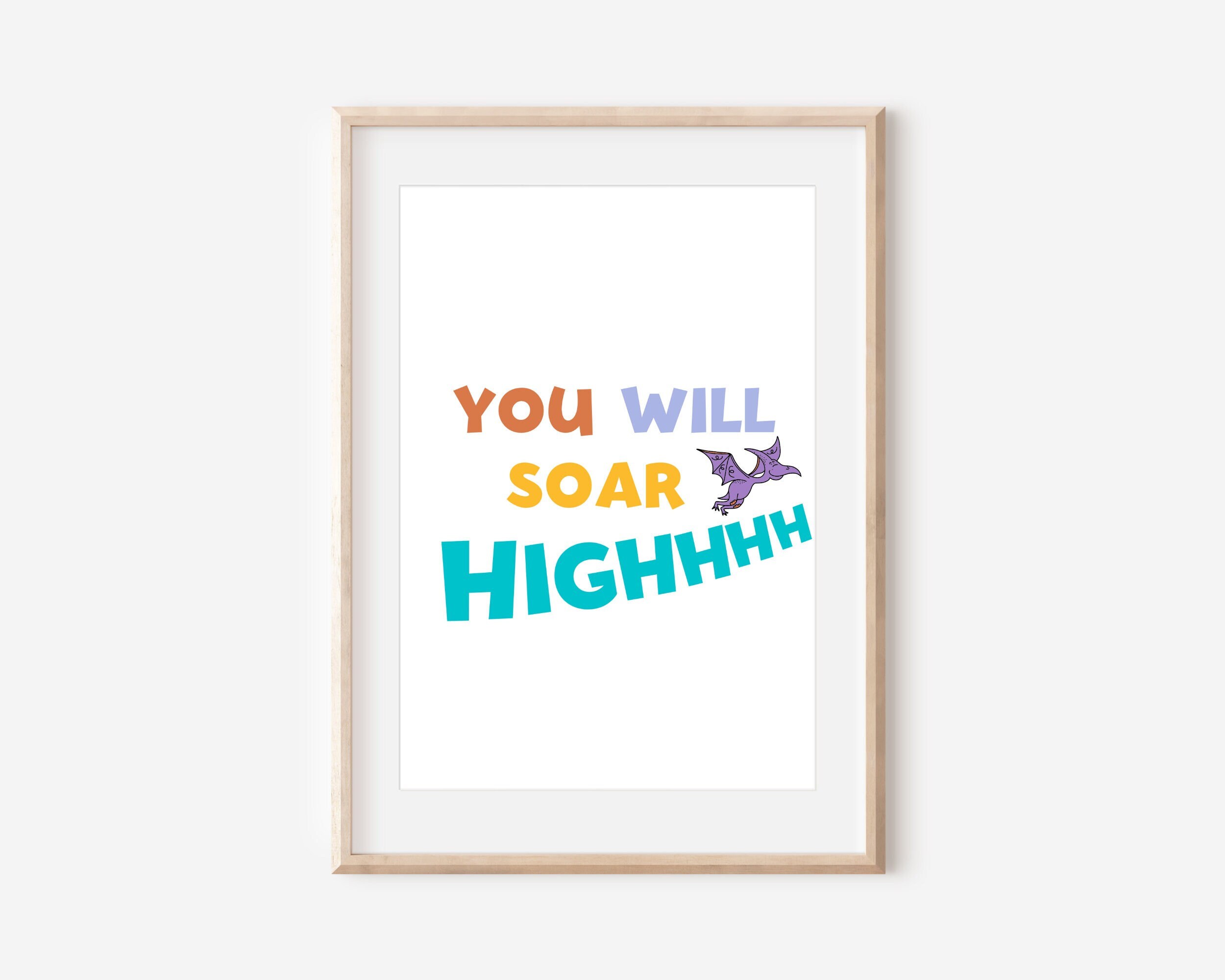 Speech Therapy Poster Digital Download, You Will Soar High Print ...