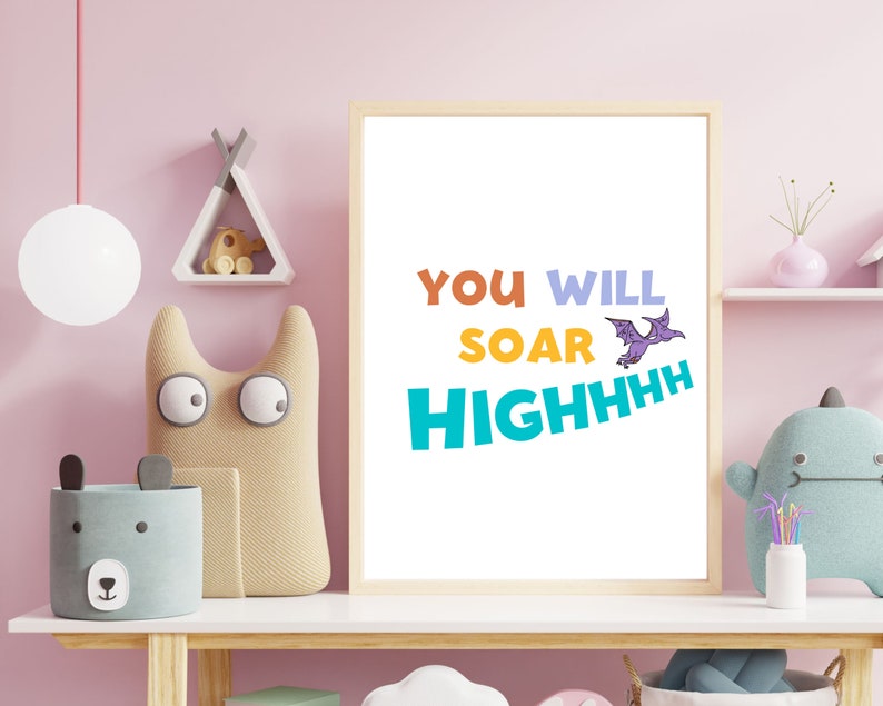 Speech Therapy Poster Digital Download You Will Soar High - Etsy