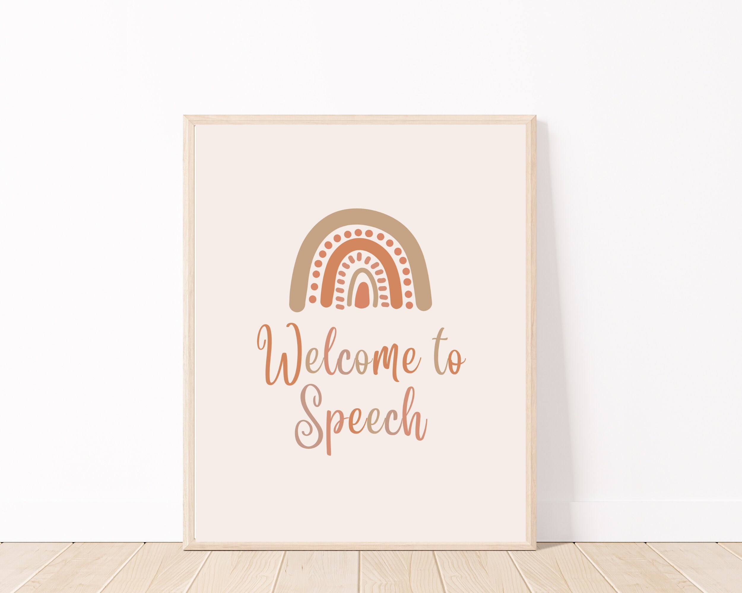 Welcome to Speech Therapy Sign Decor, Your Voice Matters Poster ...