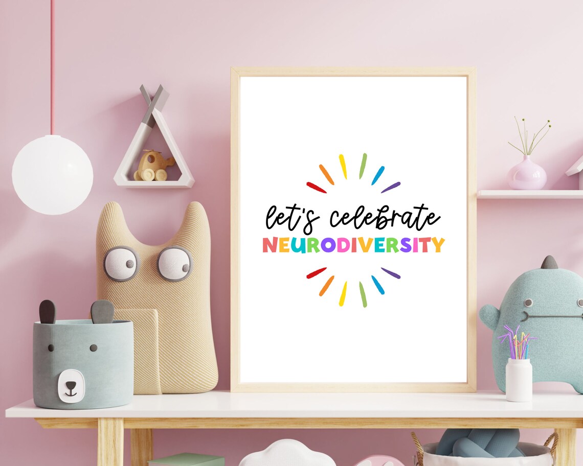 Celebrate Neurodiversity Poster Speech Therapy Poster We All - Etsy