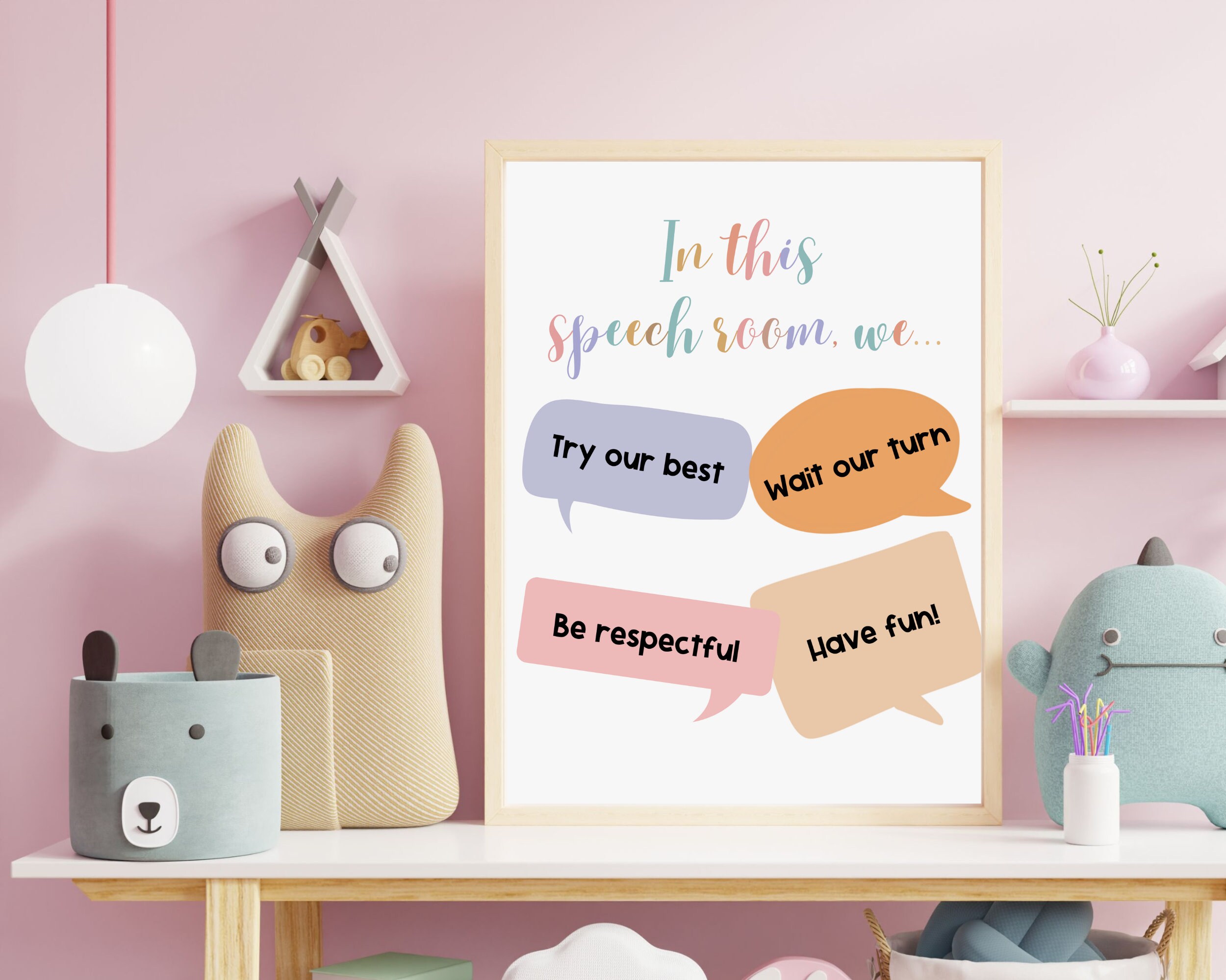 Speech Room Sign Digital Download, Speech Therapy Room Decor, Speech ...