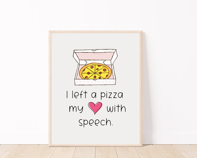 Speech Therapy Poster Digital Download, Speech Therapy Puns, SLP Poster ...