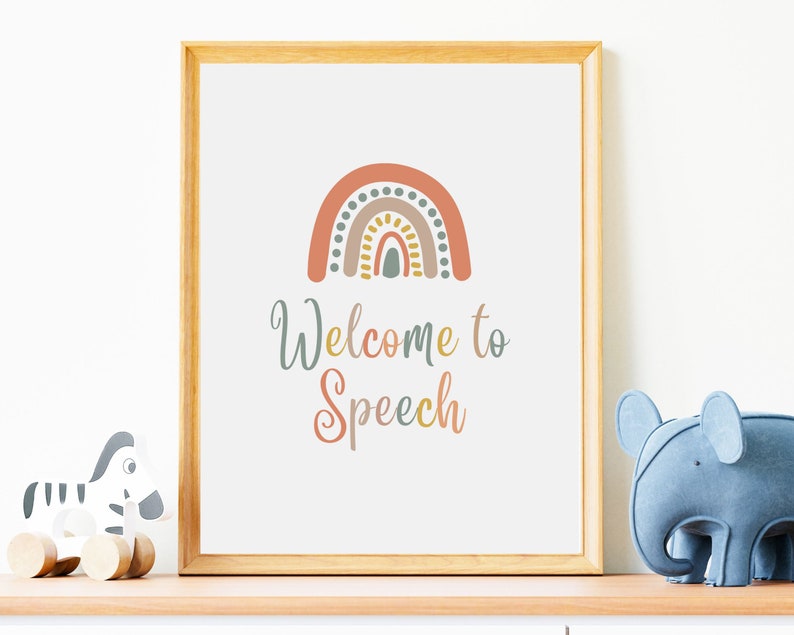 Welcome to Speech Print Digital Download Speech Therapy - Etsy