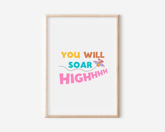 Digital Download Speech Therapy Print You Will Soar High Wall - Etsy