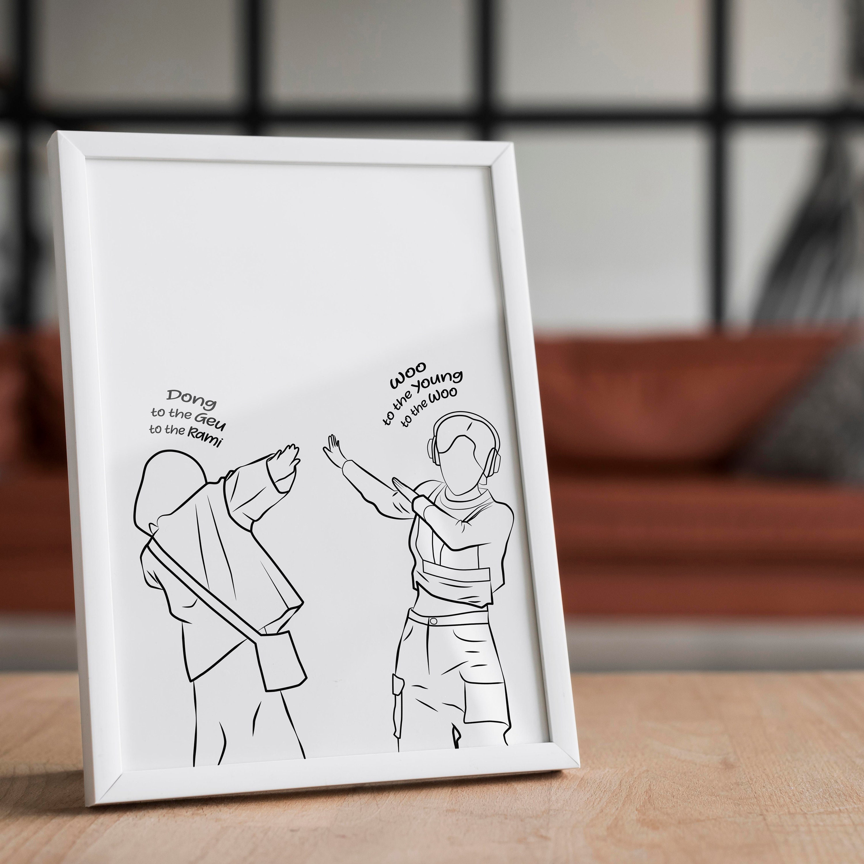 Extraordinary Attorney Woo Best Friends Printable Minimalist - Etsy