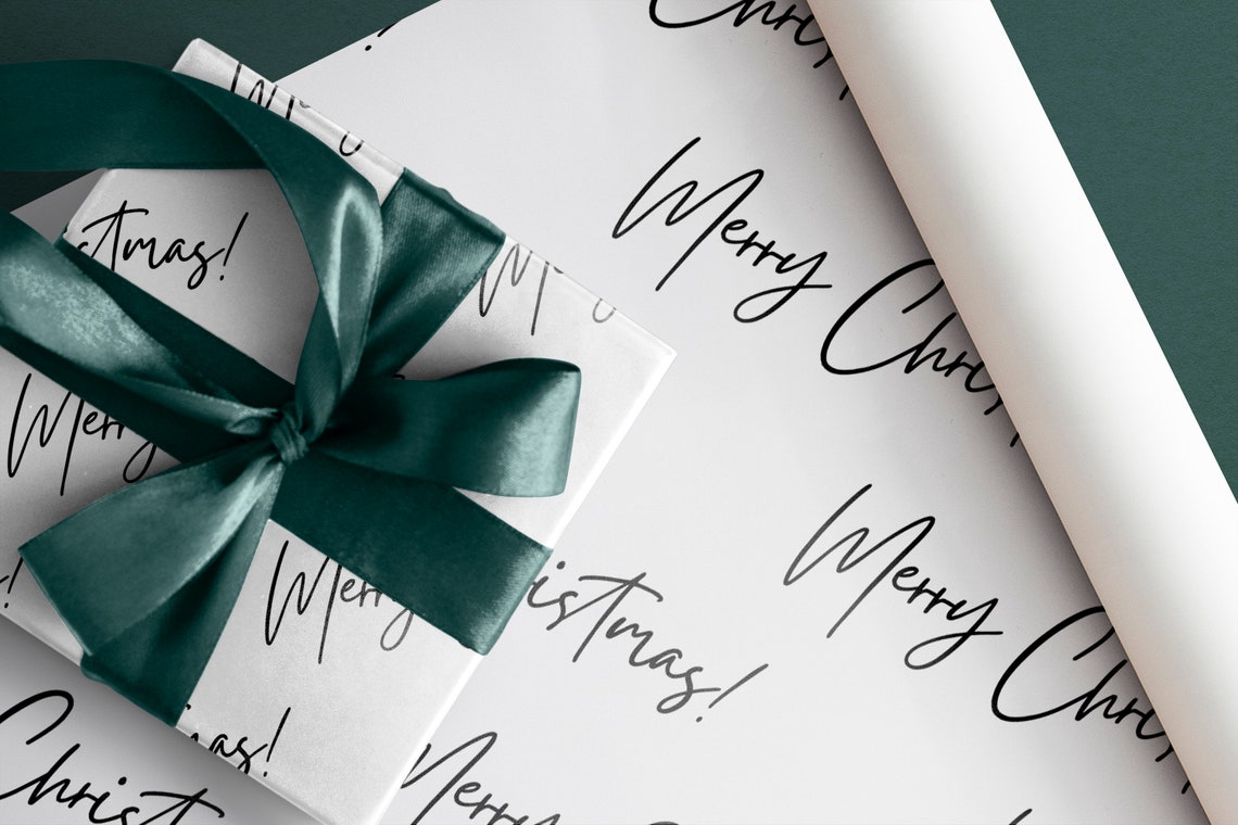 Printable Christmas Holiday Gift Wrapper Print Your Own - Etsy