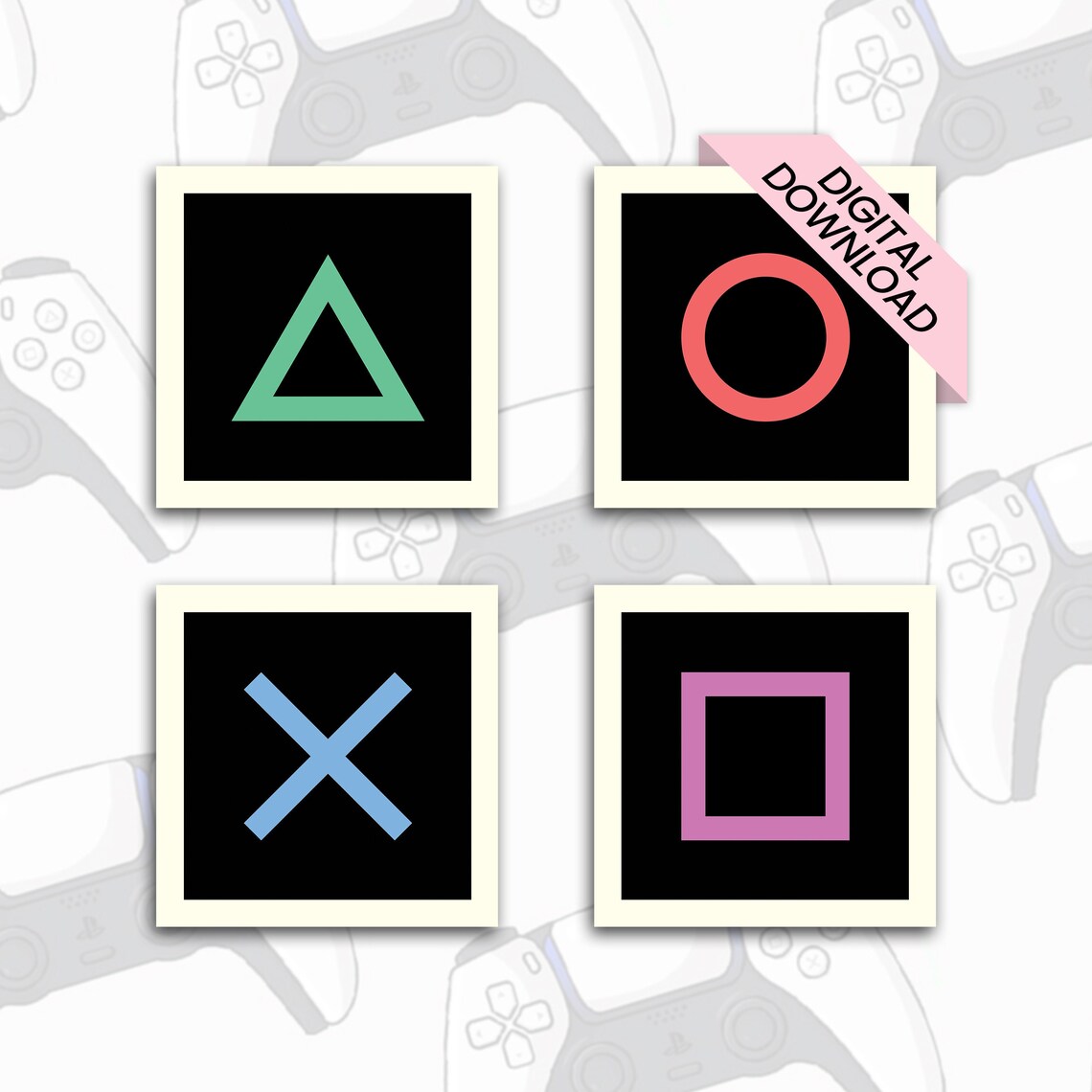 Playstation Buttons/symbols for PRINT & WEB in .jpg and .png - Etsy