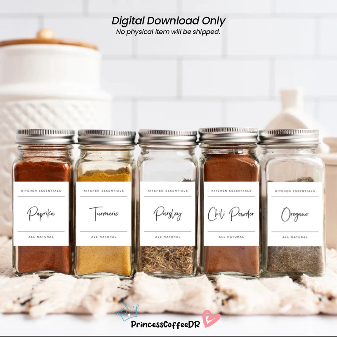 800 Pantry Labels Print Your Own Label Printable Kitchen - Etsy
