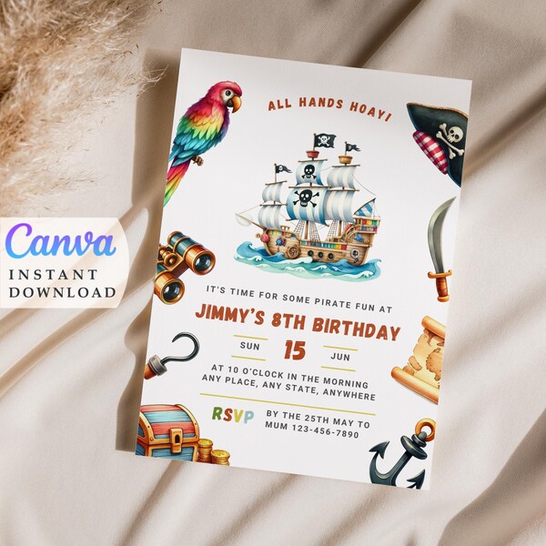 Ship Invitation - Etsy