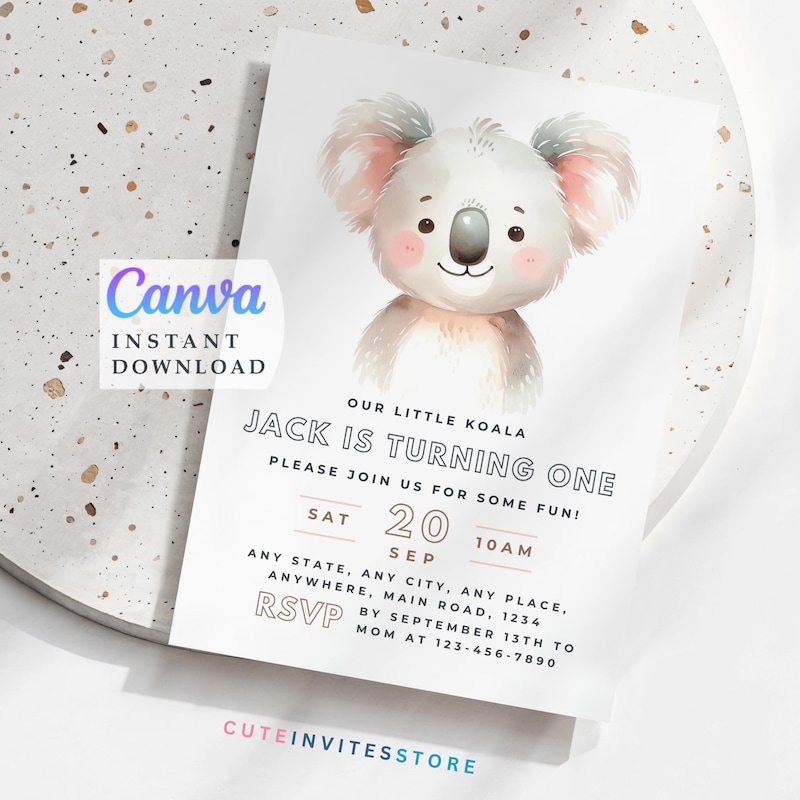 Koala Bear Milestone - Etsy