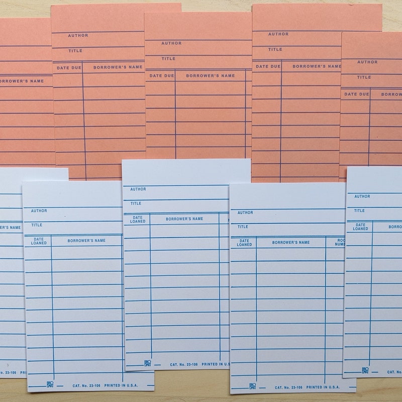 Library Due Date - Etsy