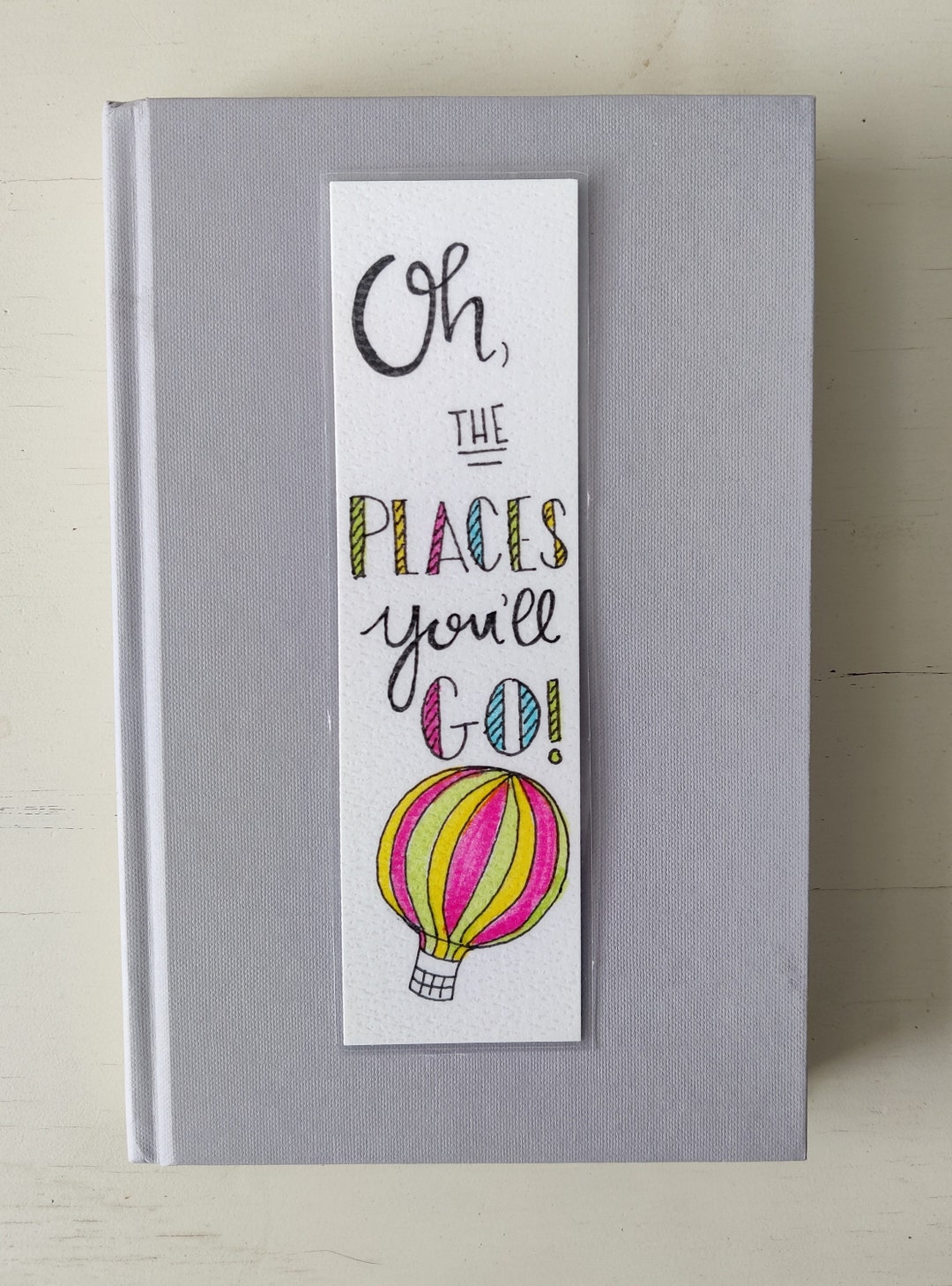 Oh the Places You'll Go Bookmark High School Graduation - Etsy