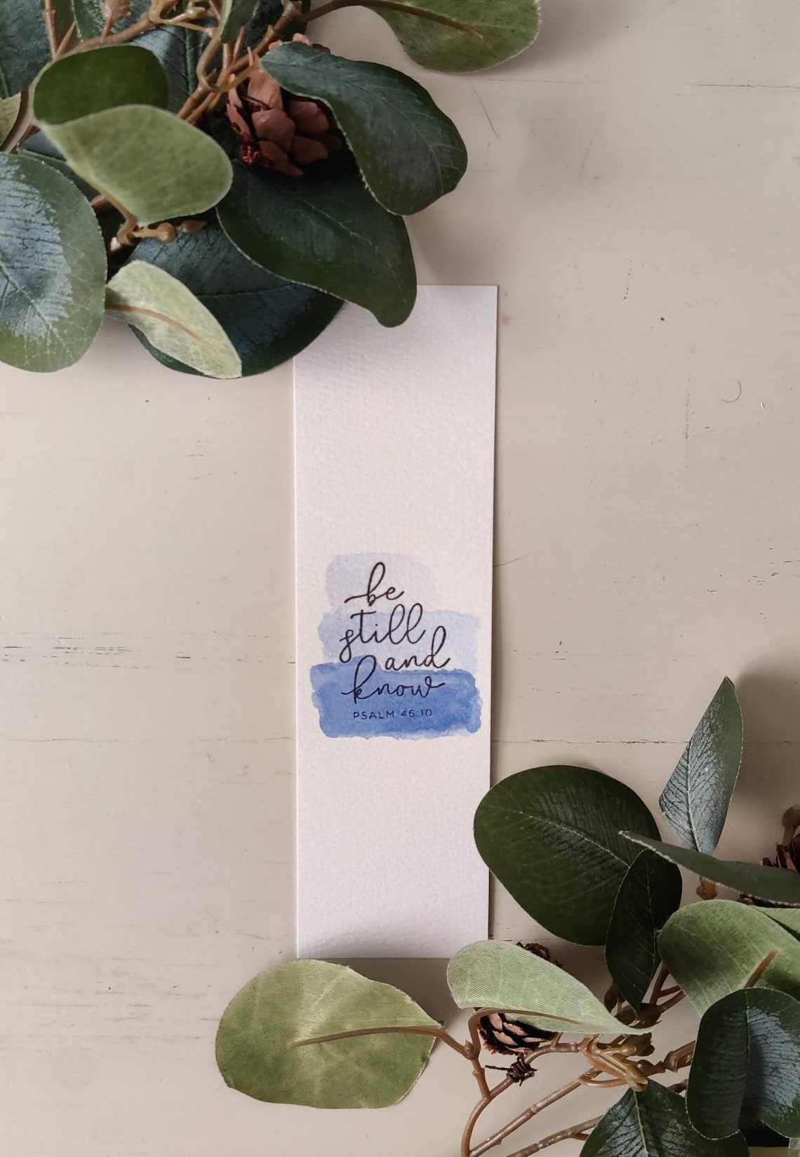 Be Still and Know Bible Verse Bookmark Christian Bookmarks - Etsy