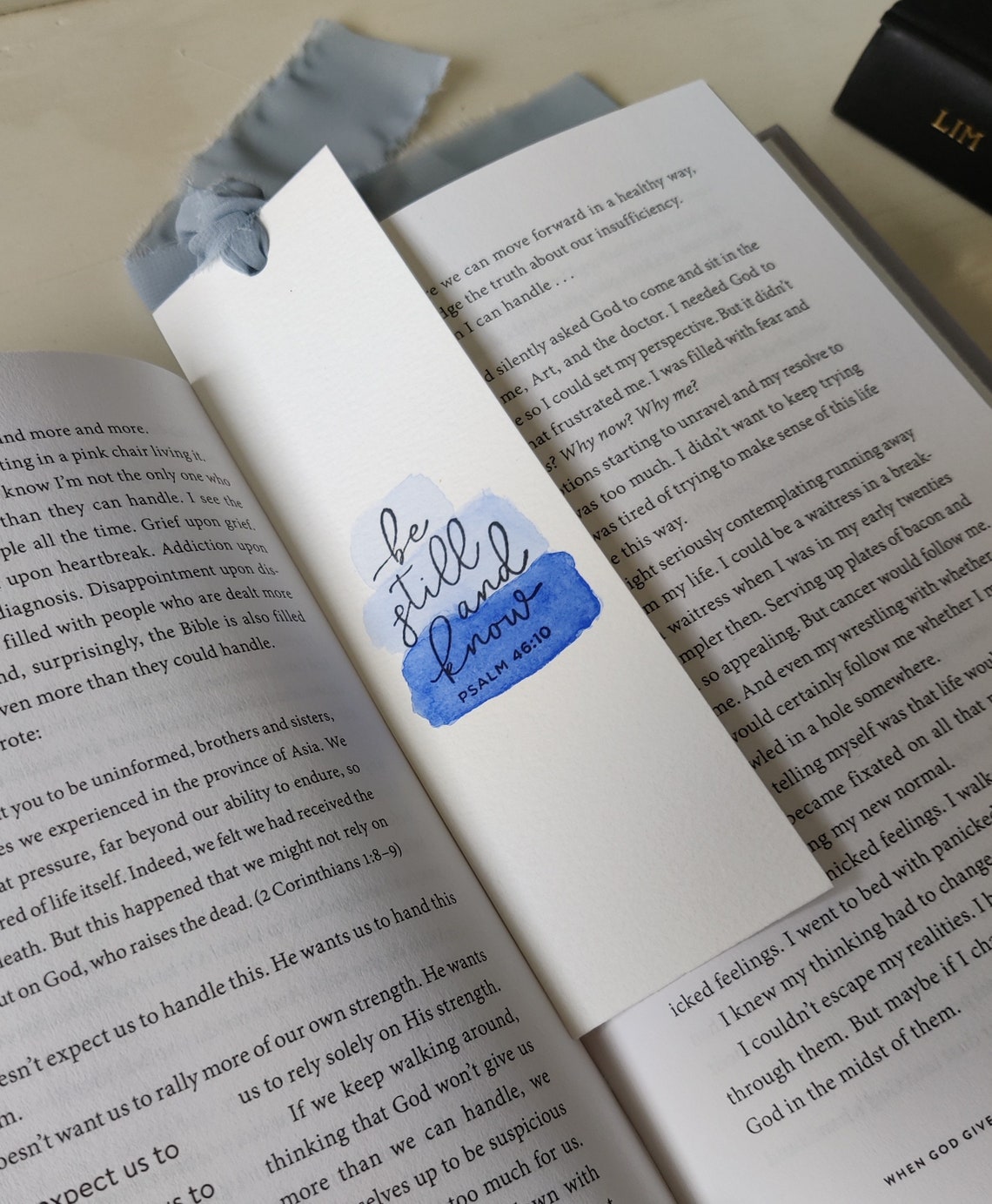 Be Still and Know Bible Verse Bookmark, Christian Bookmarks for Women ...
