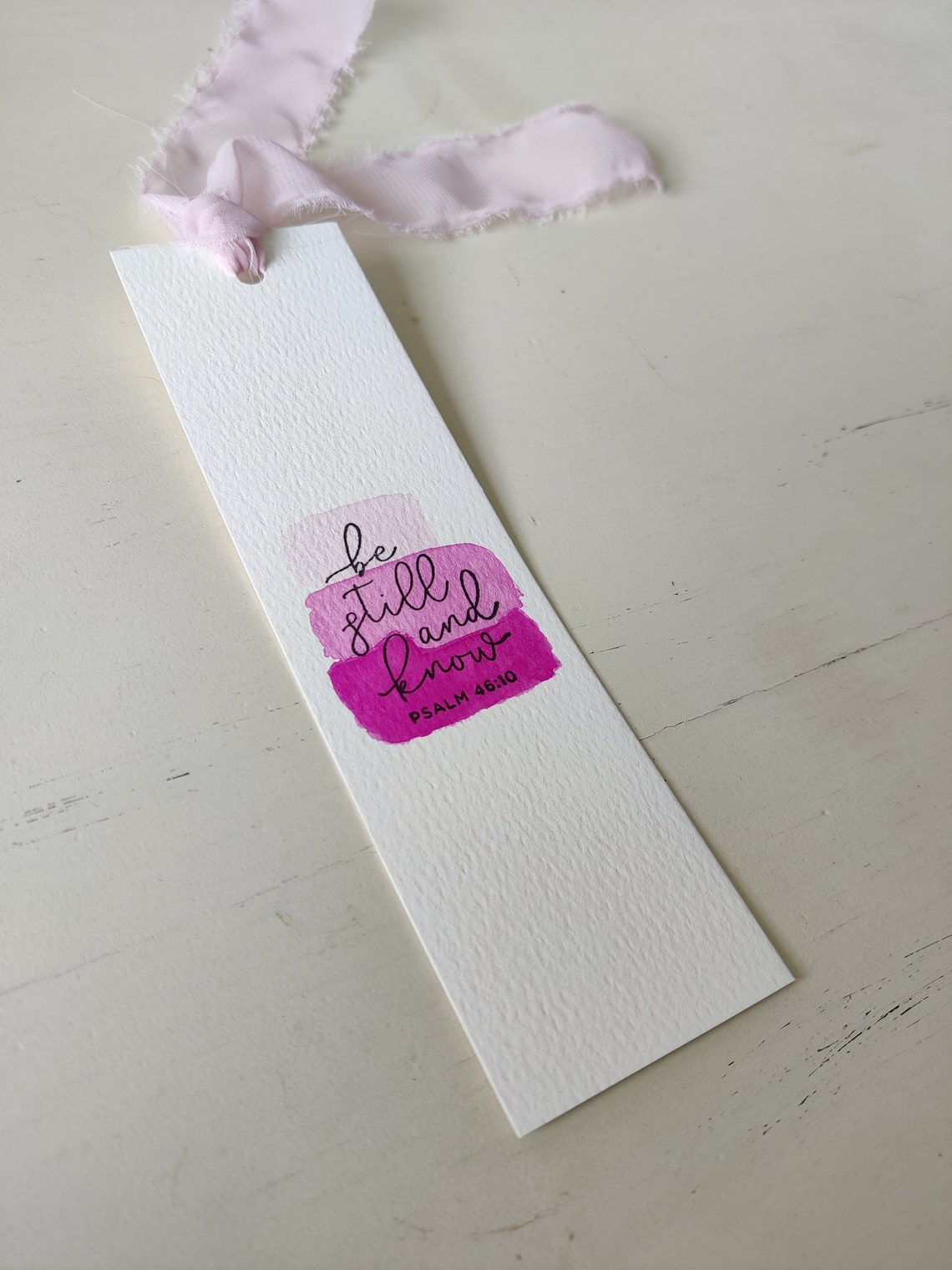 Be Still and Know Bible Verse Bookmark, Christian Bookmarks for Women ...