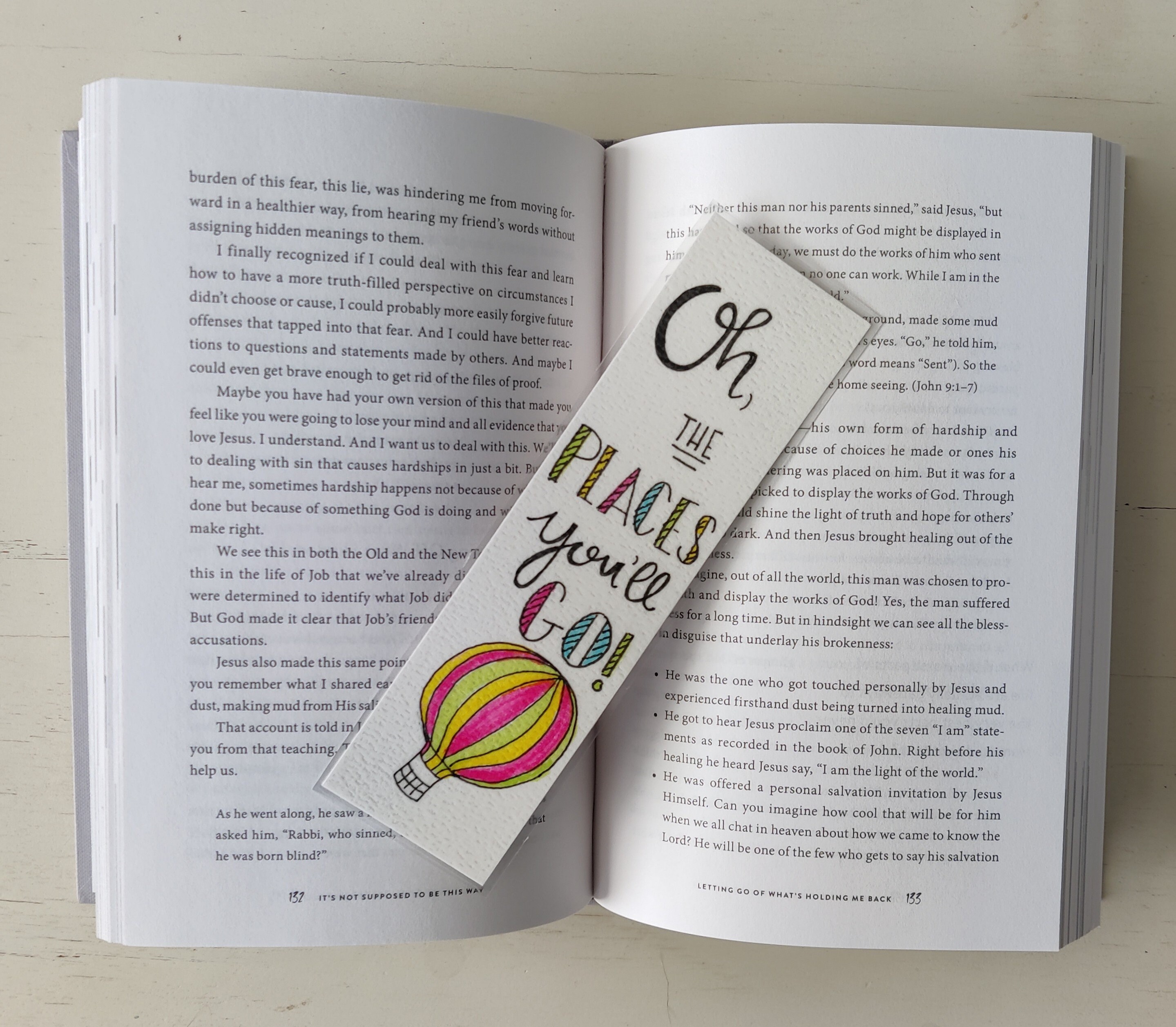 Oh the Places You'll Go Bookmark High School Graduation - Etsy