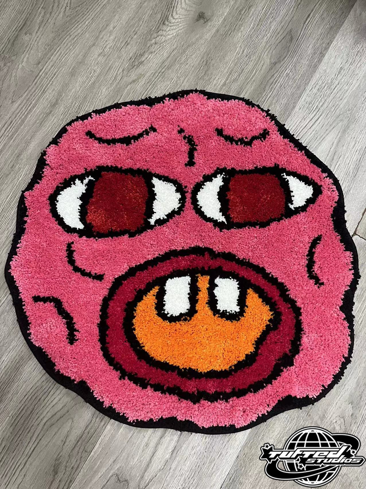 Tufted Cherry Bomb Rug Custom Rug Handmade Tufted Rug - Etsy Australia