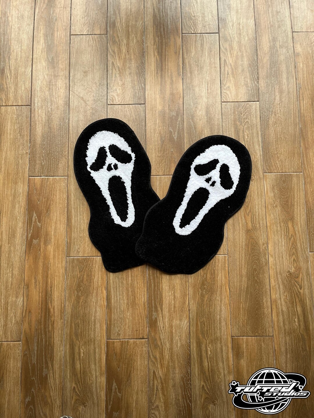 Tufted Scream Ghostface Mask Rug Custom Rug Handmade Tufted - Etsy