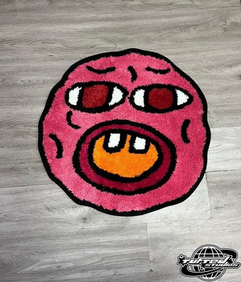 Tufted Cherry Bomb Rug Custom Rug Handmade Tufted Rug - Etsy Australia