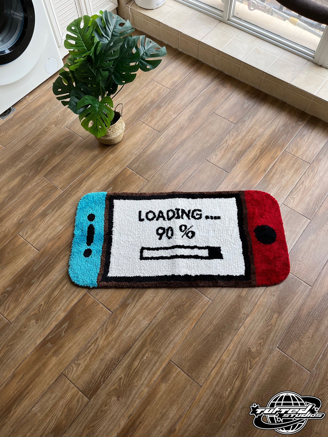 Tufted Nintendo Switch Rug Custom Rug Handmade Tufted Rug - Etsy