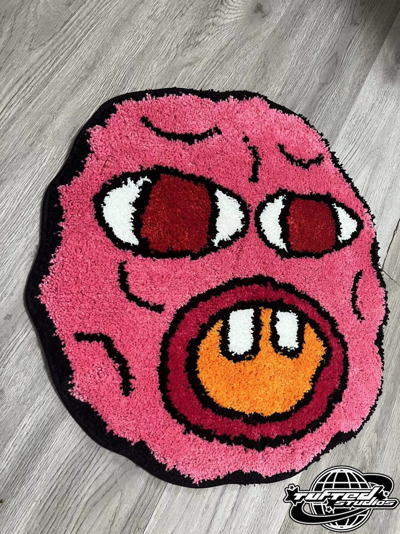 Tufted Cherry Bomb Rug Custom Rug Handmade Tufted Rug - Etsy Australia