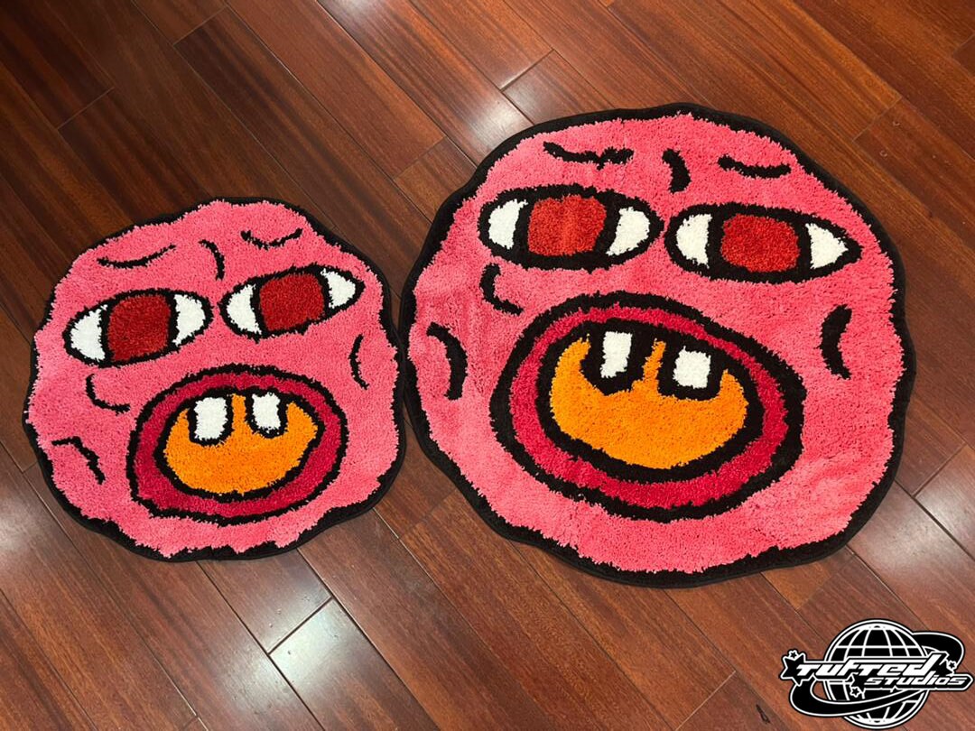 Tufted Cherry Bomb Rug Custom Rug Handmade Tufted Rug - Etsy Australia