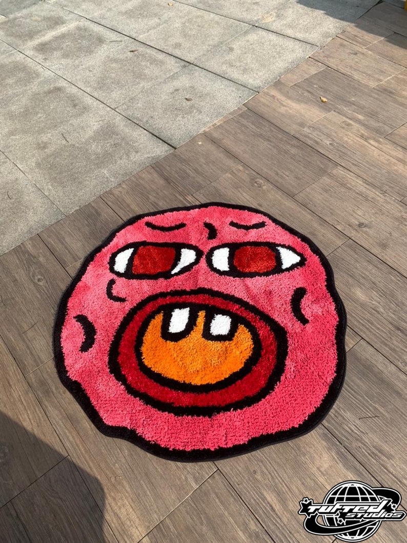 Tufted Cherry Bomb Rug Custom Rug Handmade Tufted Rug - Etsy Australia