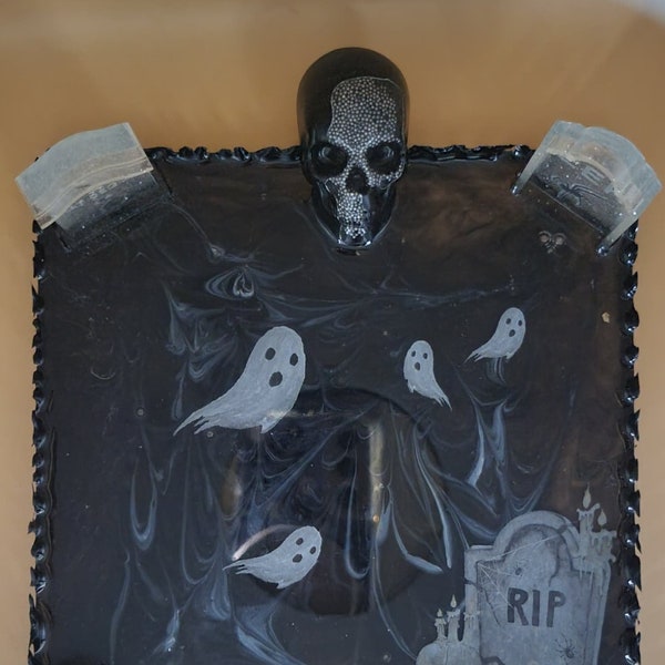 Resin Halloween Tombstones - Etsy