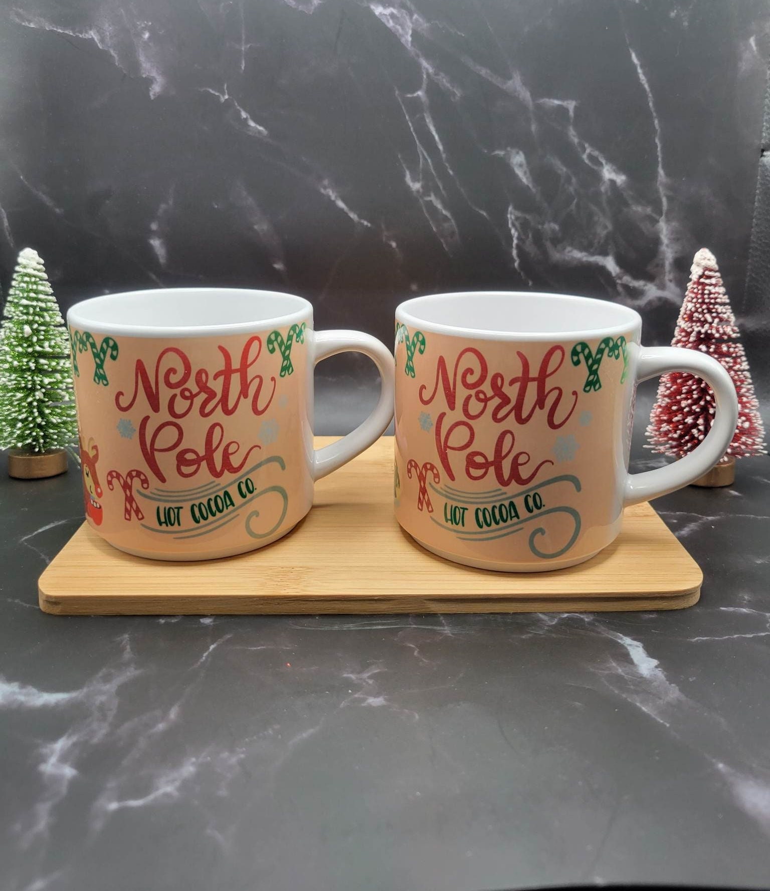 Christmas North Pole Hot Cocoa| Mugs - Etsy