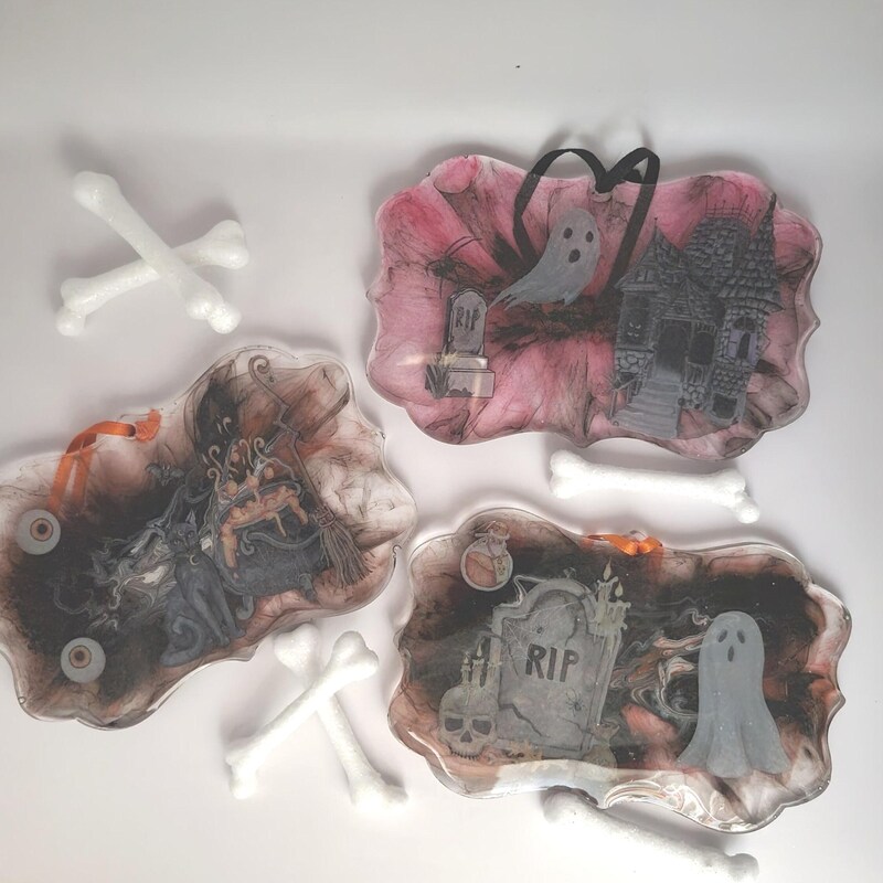 Halloween Plaque - Etsy