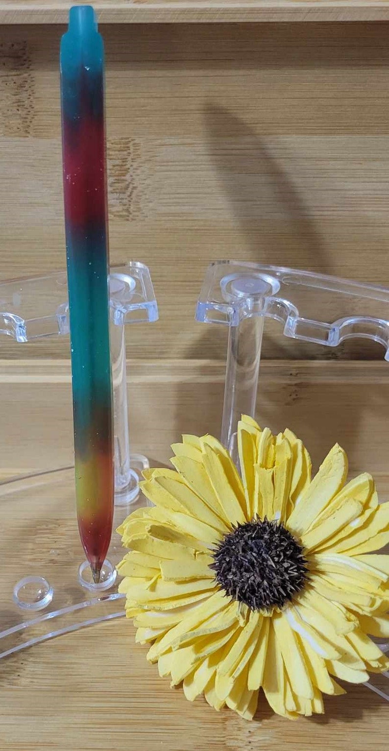 Handmade Resin Pen, Decorative Ballpoint Pen, Teacher or Office Gift - Etsy