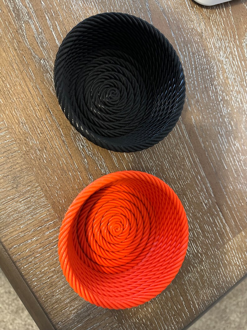 3D Printed Rope Bowl - Etsy