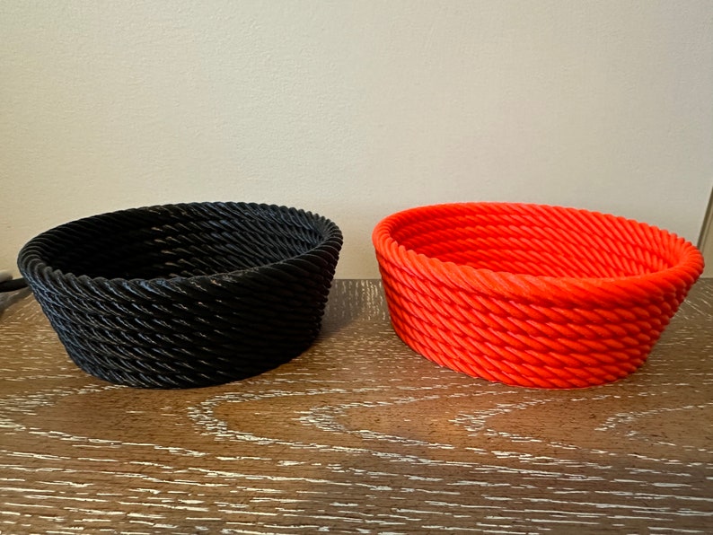 3D Printed Rope Bowl - Etsy