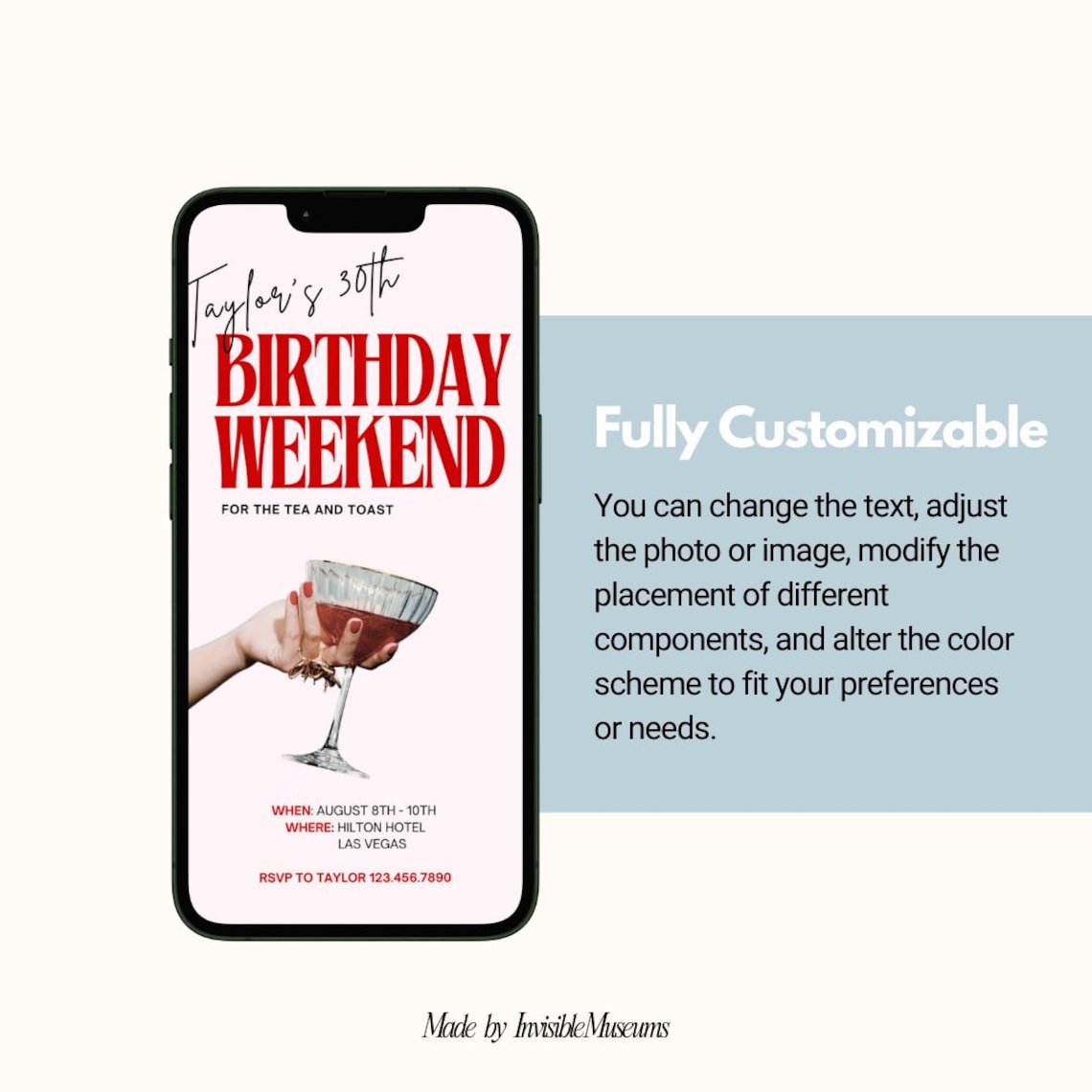 Digital Birthday Weekend Itinerary, Girls Weekend Itinerary, Travel ...