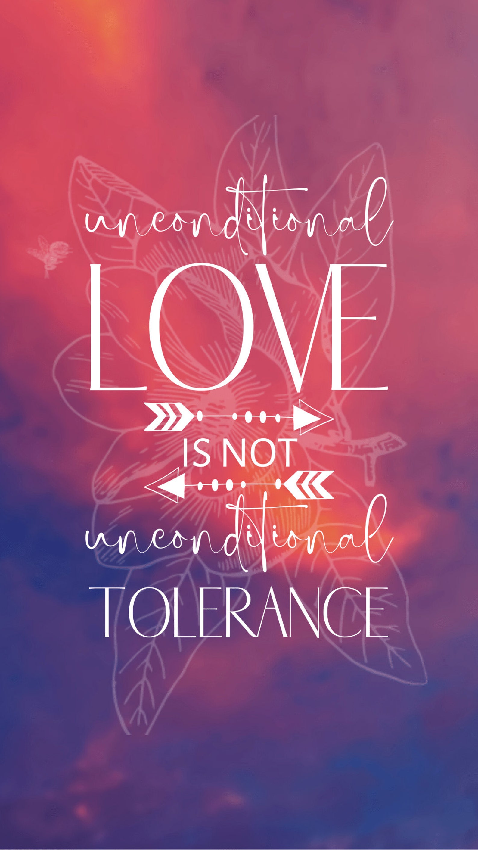 5-pack Phone Backgrounds: unconditional Love is Not - Etsy