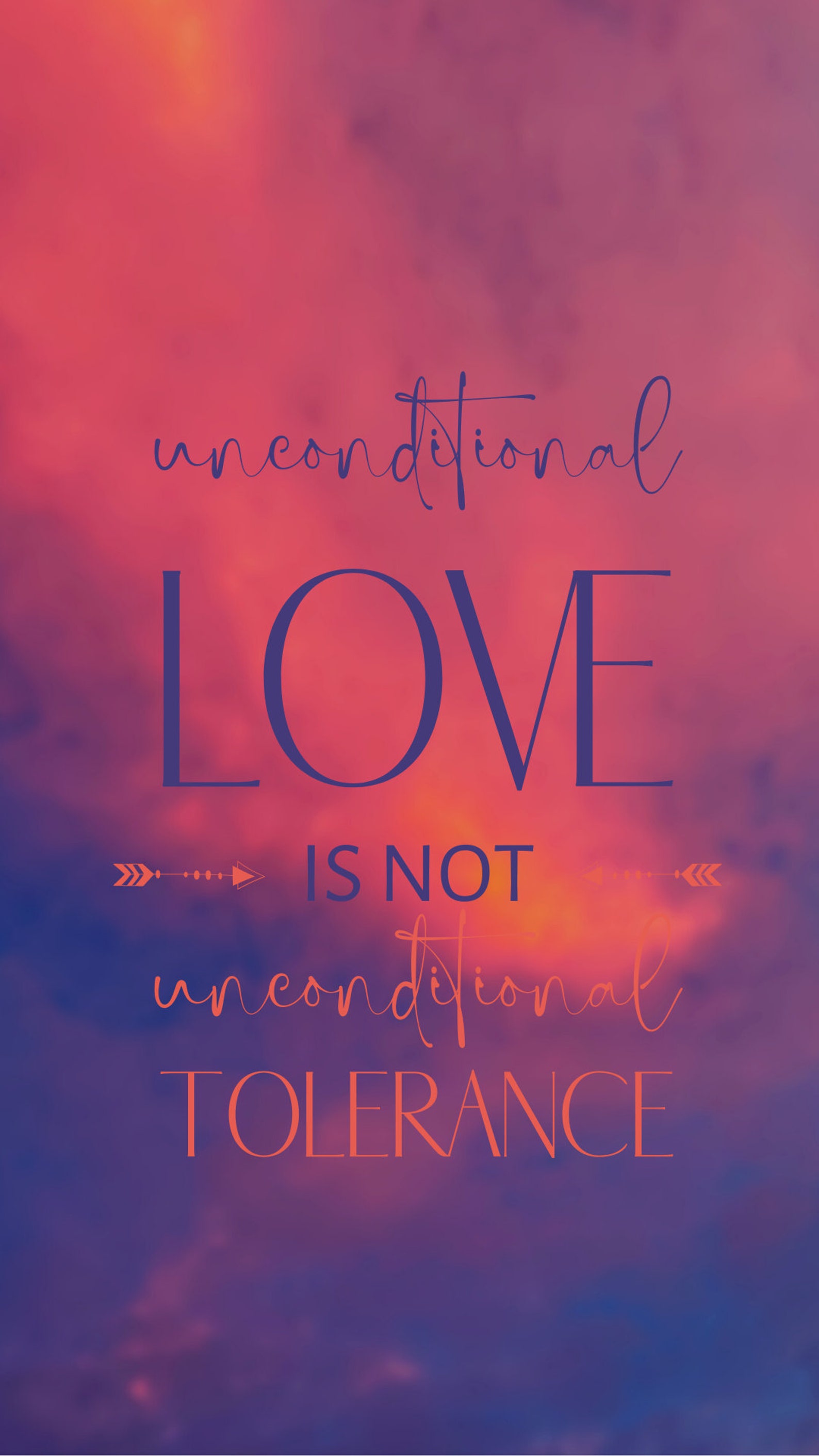 5-pack Phone Backgrounds: unconditional Love is Not - Etsy