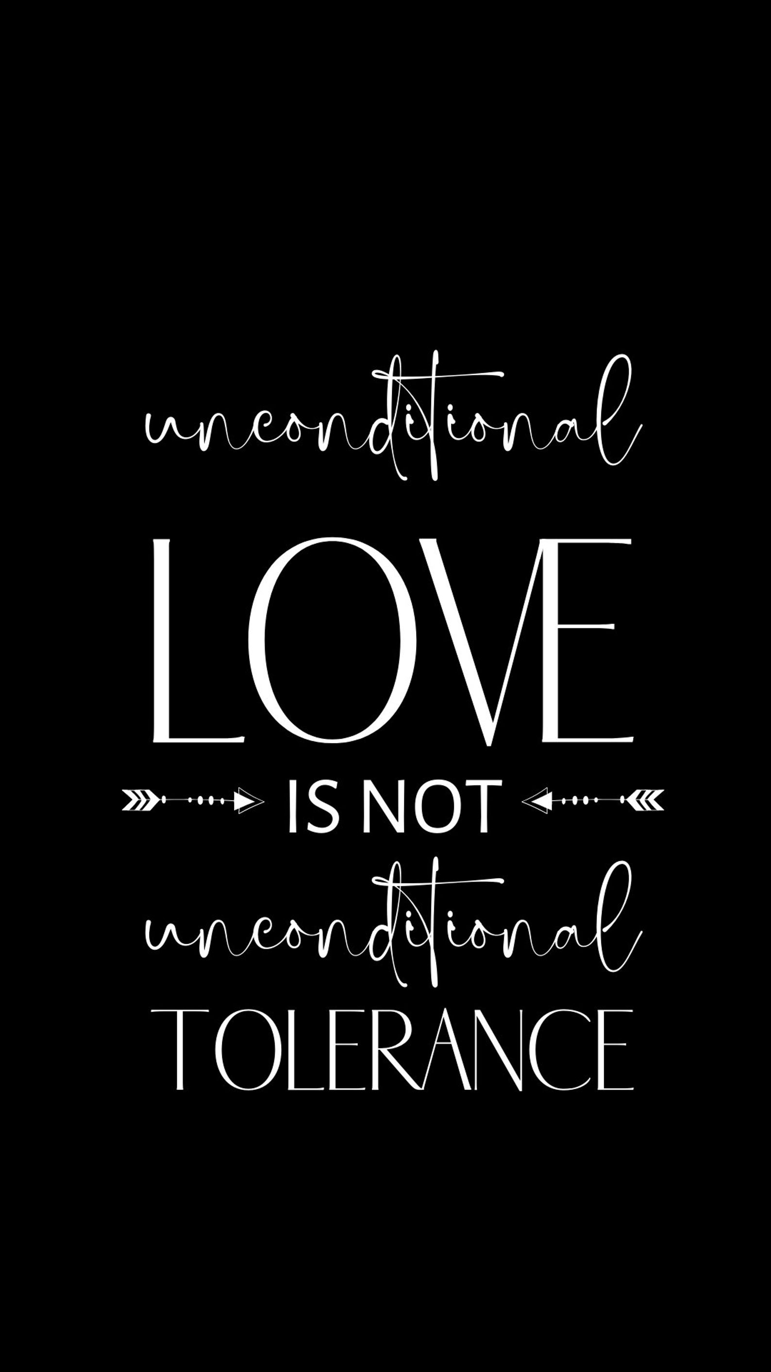 5-pack Phone Backgrounds: unconditional Love is Not - Etsy