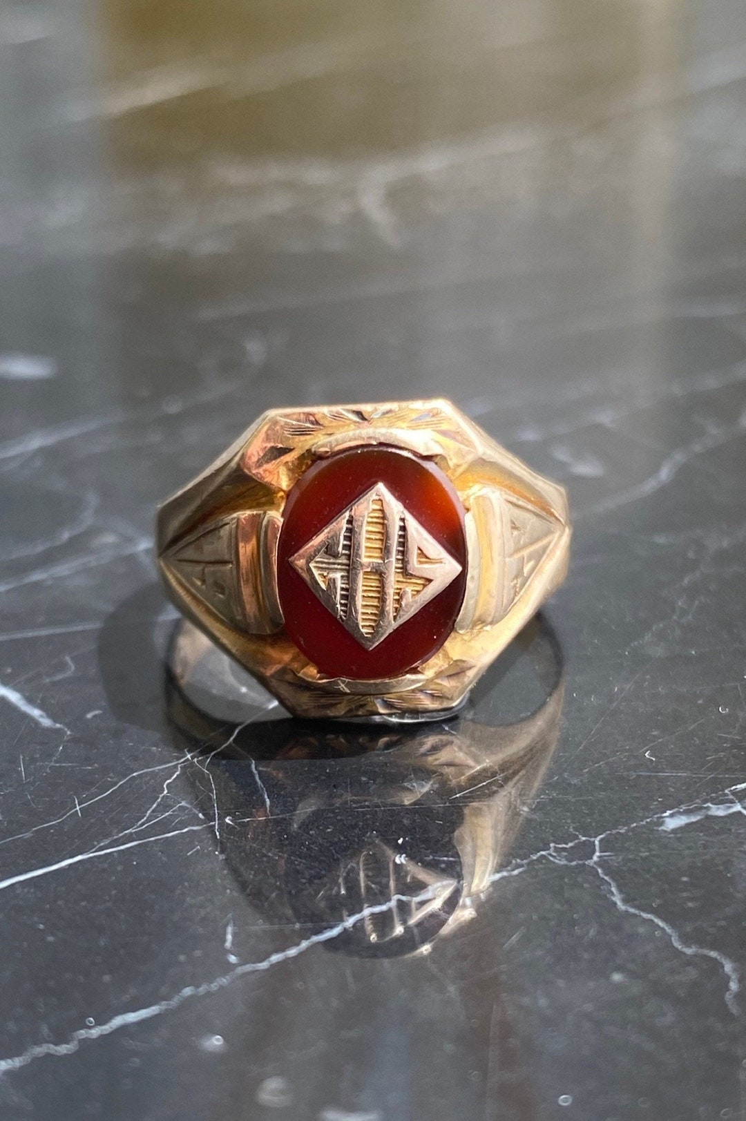 Vintage Class Ring Antique Class Ring Class Ring 1920 Class Etsy