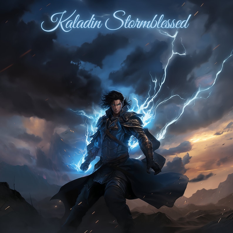 Kaladin Stormblessed Poster | Fanart | Brandon Sanderson | the Way of ...