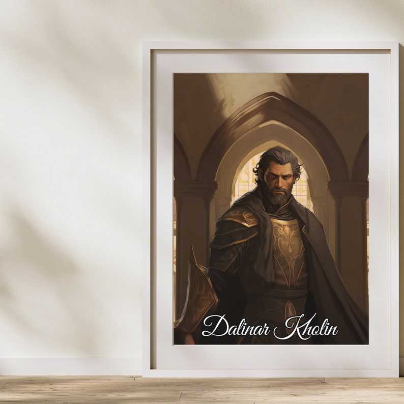 Dalinar Kholin Poster | Fanart | Brandon Sanderson | the Way of Kings ...