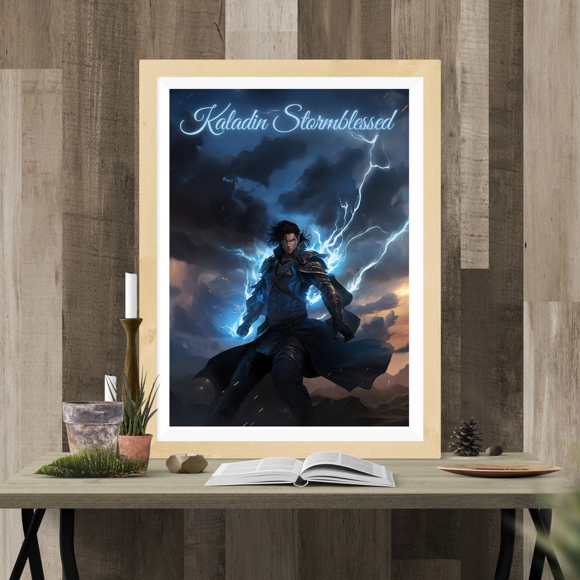 Kaladin Stormblessed Poster Fanart Brandon Sanderson the Way of Kings ...