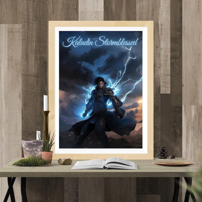 Kaladin Stormblessed Poster | Fanart | Brandon Sanderson | the Way of ...