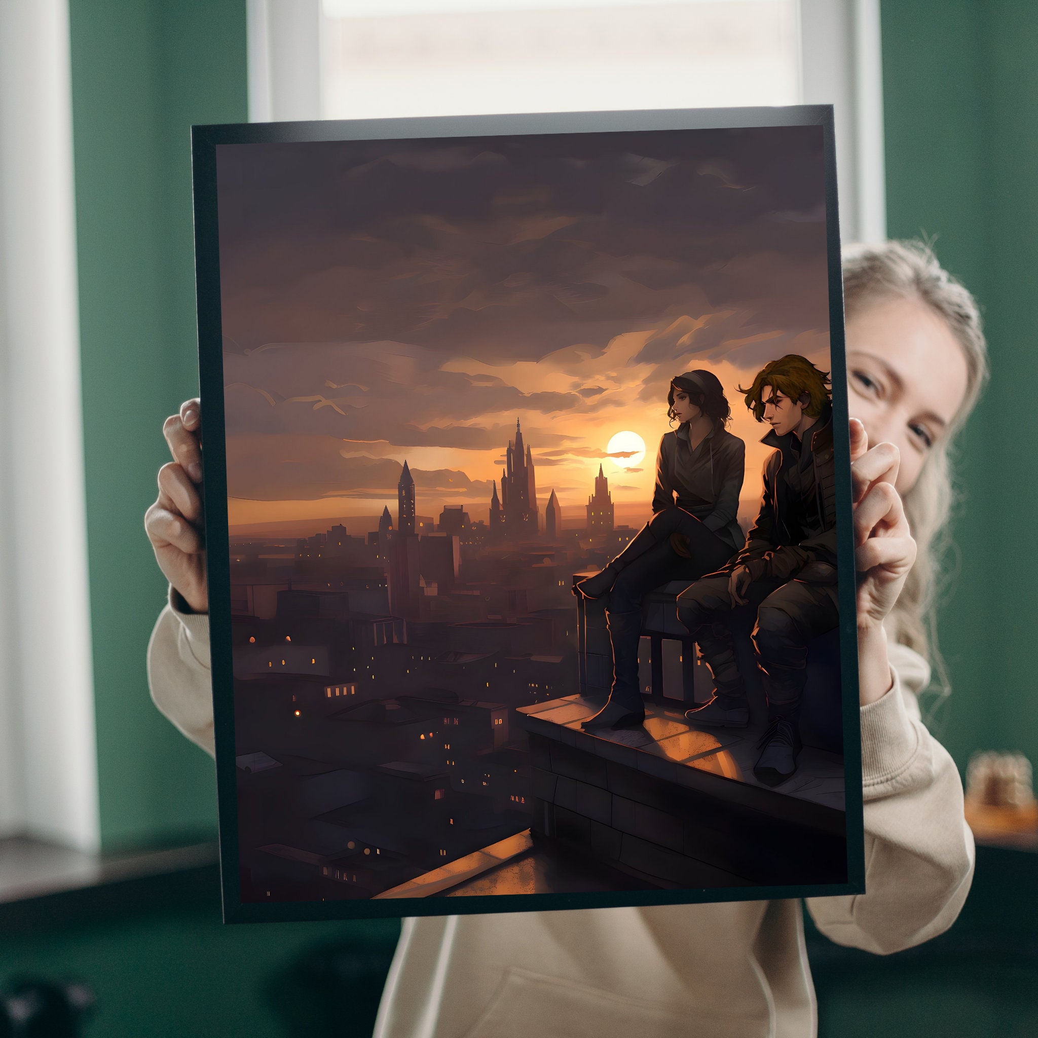 Vin and Kelsier Poster | Fanart | Brandon Sanderson | Mistborn ...