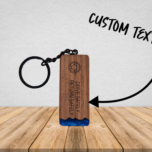 Wooden Key Chain - Etsy